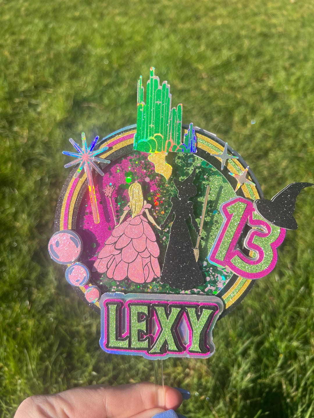 Wicked Inspired Cake Topper | Cake Decoration | Cake Accessory ...