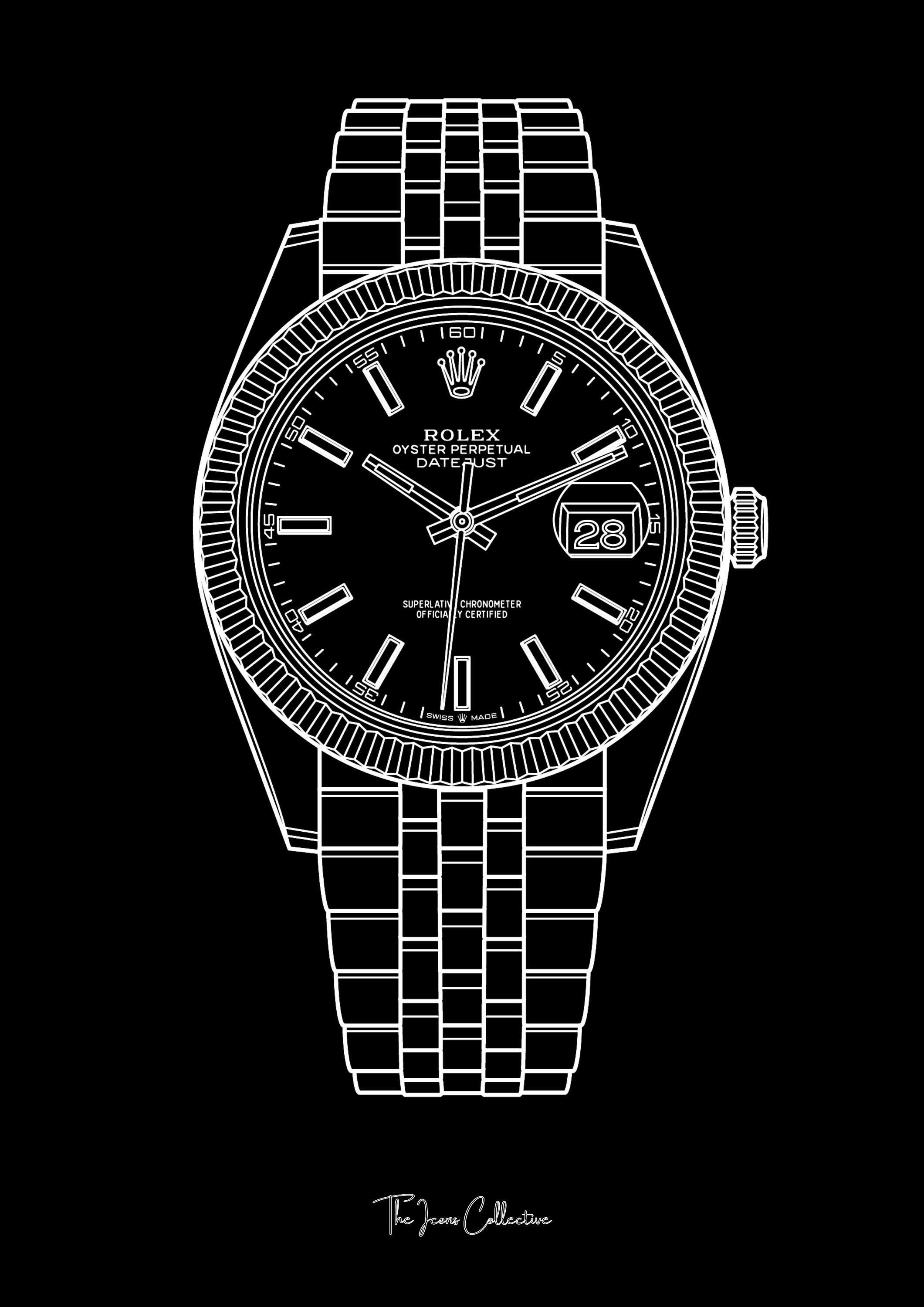 Rolex Datejust Ref. 126334 Signature Watch - Etsy
