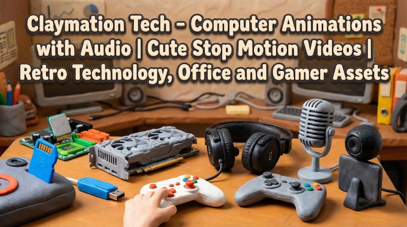 Claymation Tech - Computer Animations With Audio | Cute Stop Motion ...