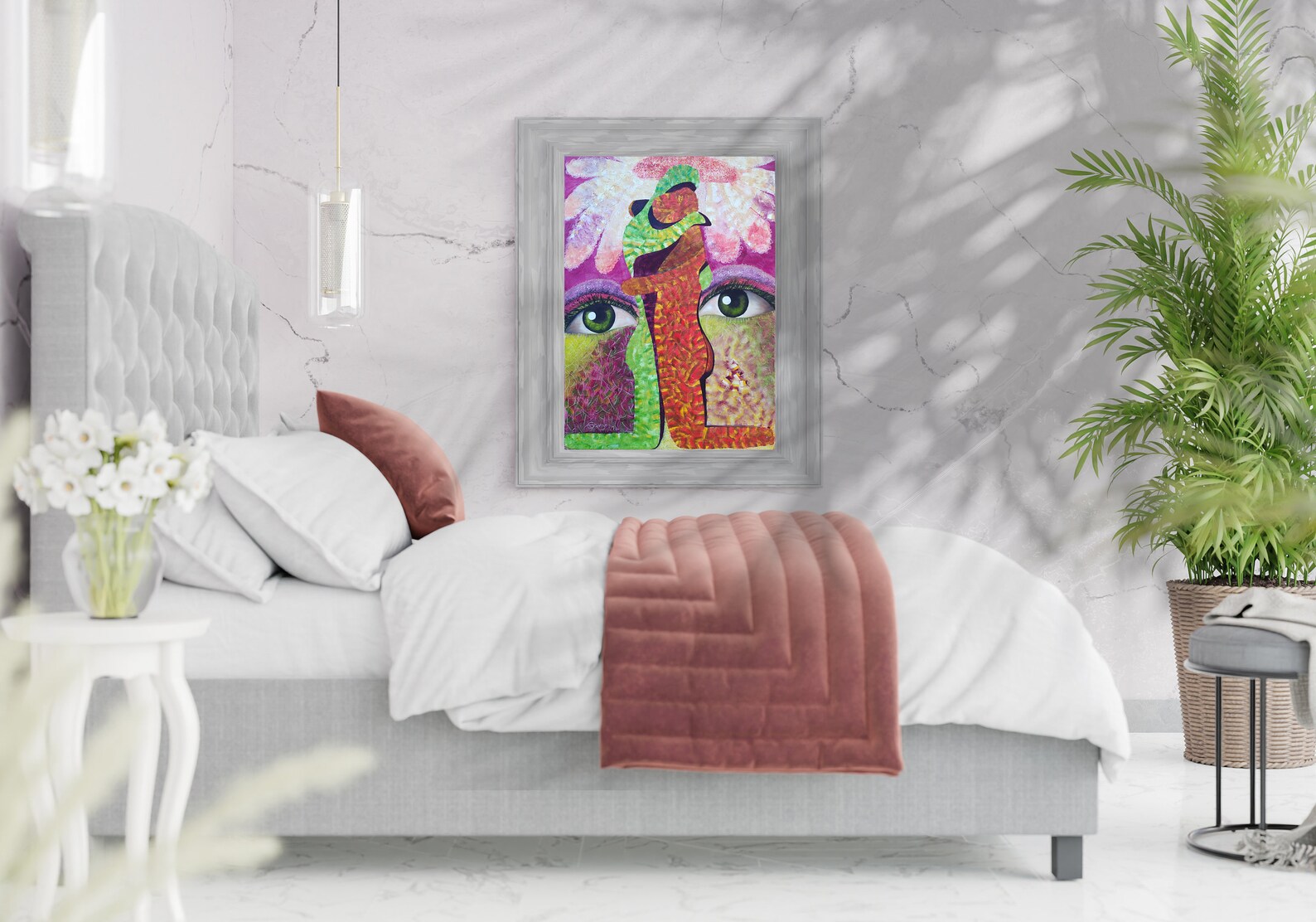 Lovers Embrace, Friendship Hug Artwork Print, Goddess Printable Wall ...
