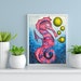 Printable Seahorse Wall Art Decor Painting, Nursery Decor, Downloadable ...