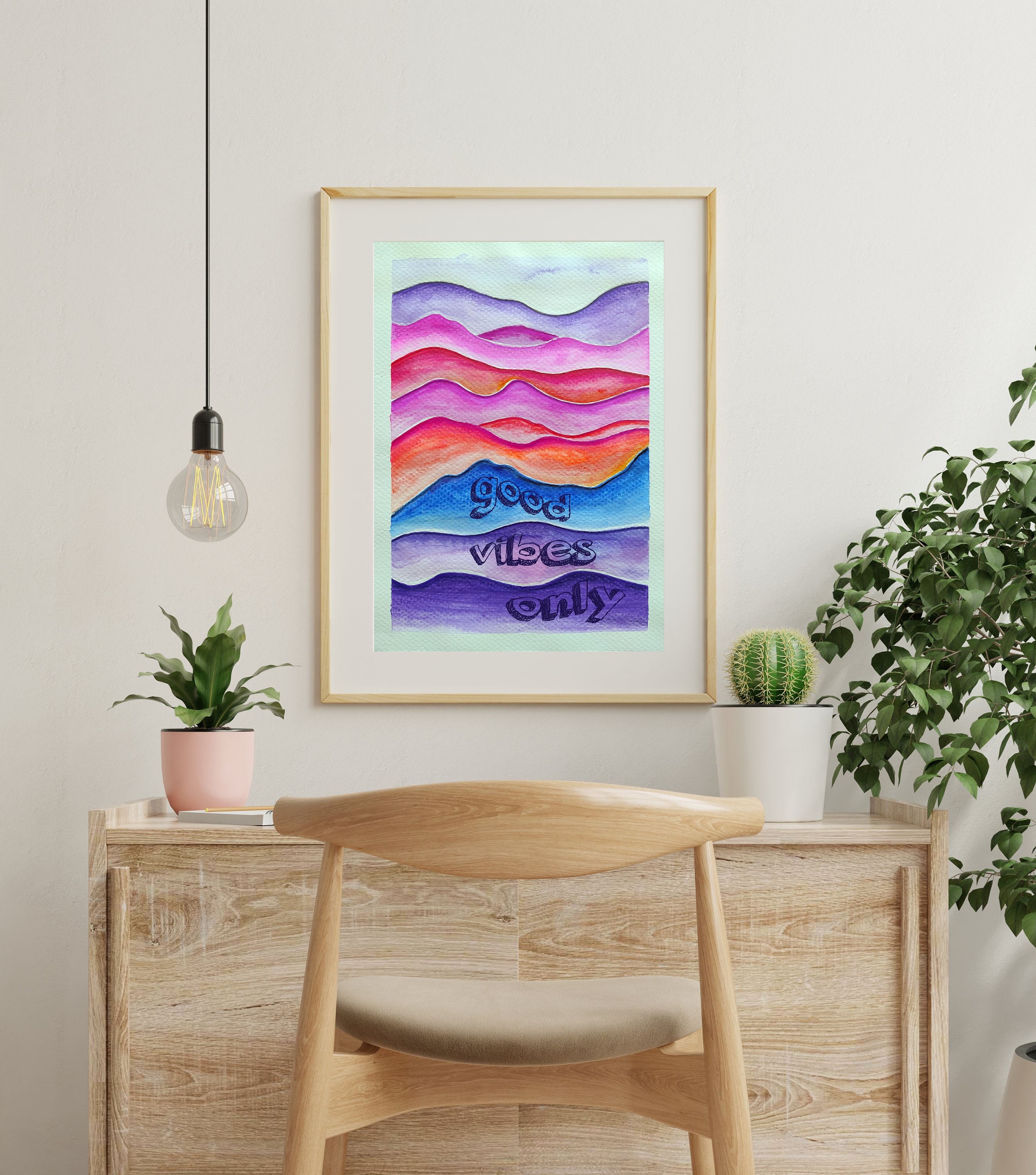 Good Vibes Only, Motivational Positive Quotes, Typographic Printable ...