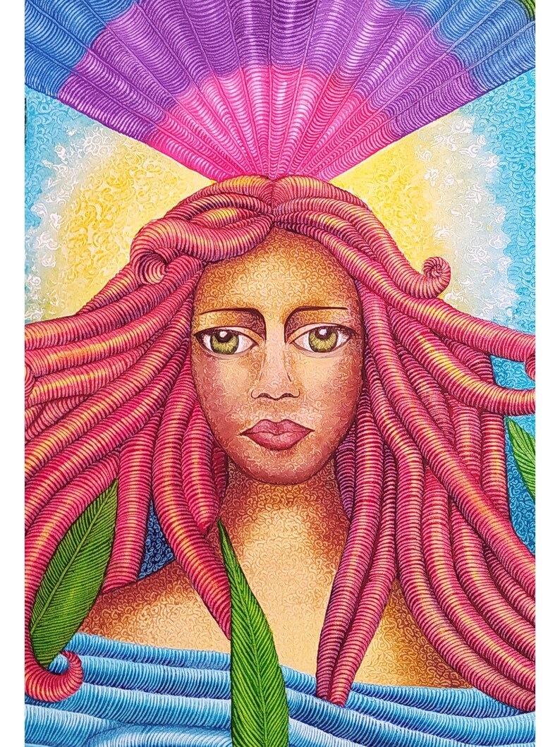 Goddess Mother Nature Printable Wall Art Four Elements - Etsy