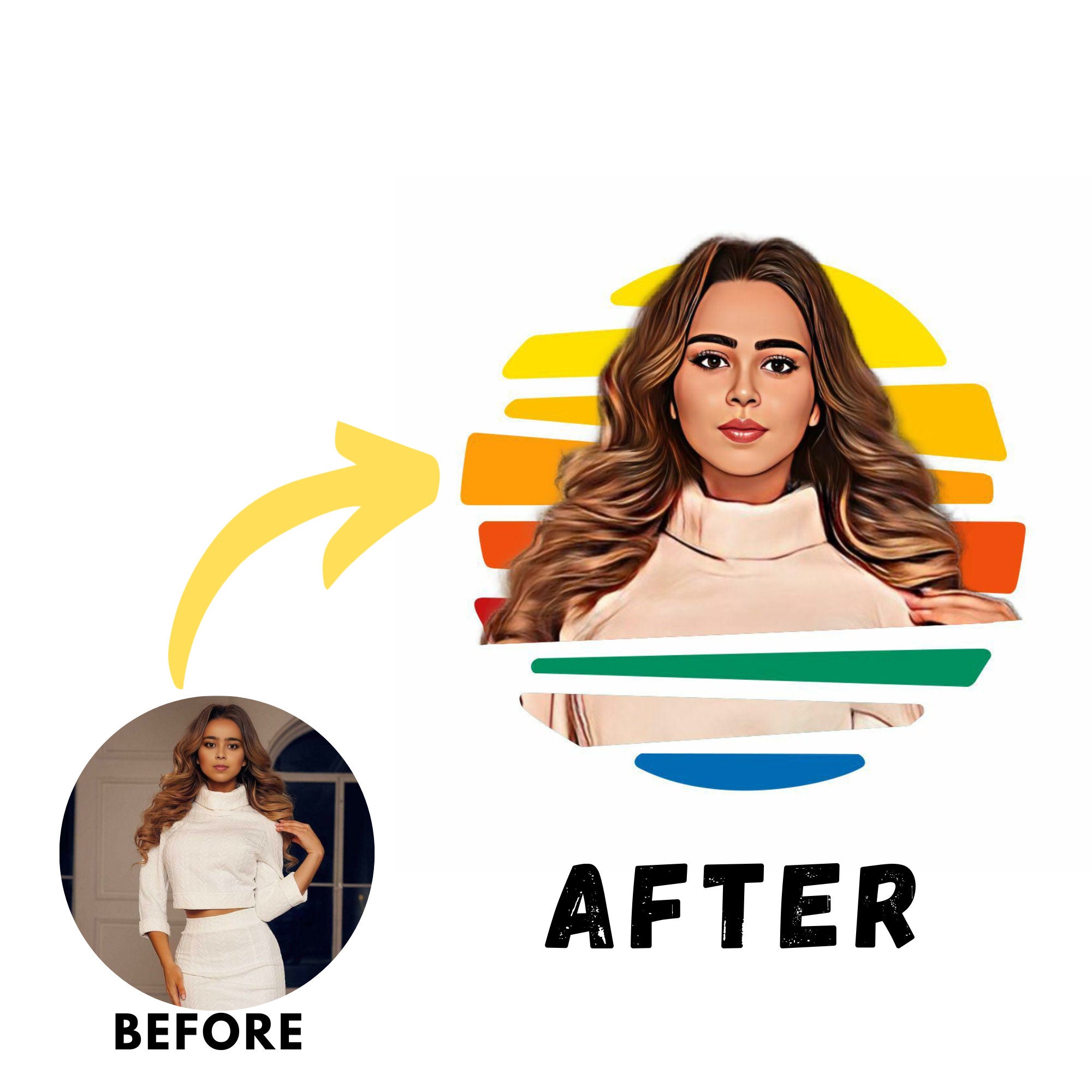 10 Customised Profile Pictures for Instagram & Social Media, Logo Style ...