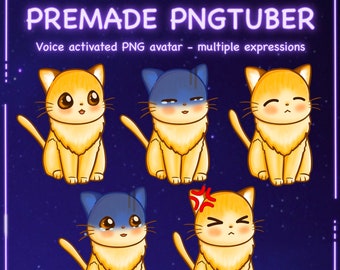 Premade Png-tuber Mouse Pngtuber Vtuber Discord Reactive - Etsy