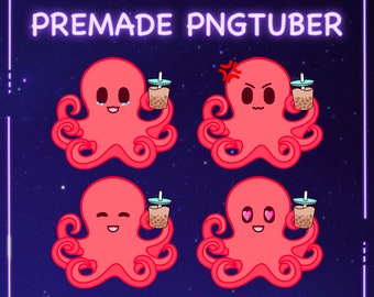 Octopus Png Vtuber - Etsy