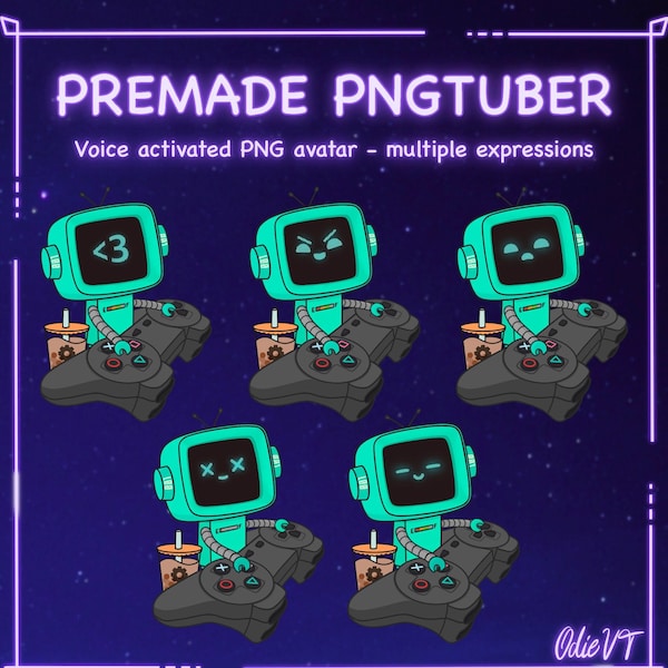 Vtuber Premade Robot - Etsy
