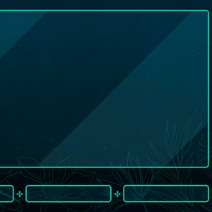 Green Floral Stream Overlay, Schedule and Panels Pack [ Stream Overlay ...