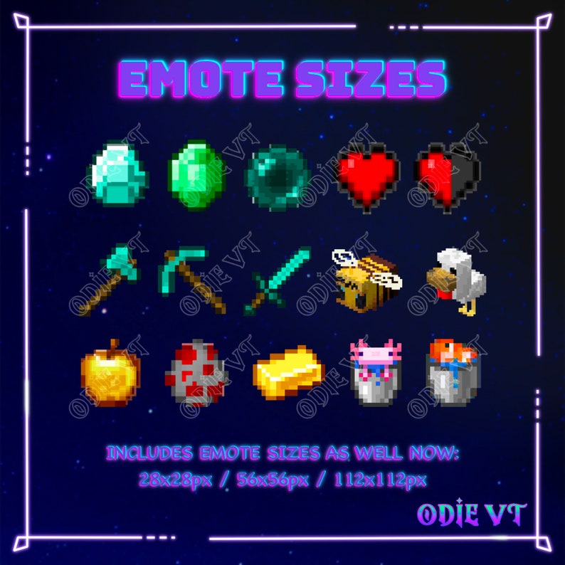 Minecraft Sub Badges / Bit Badges / Emotes for Twitch, Youtube and ...