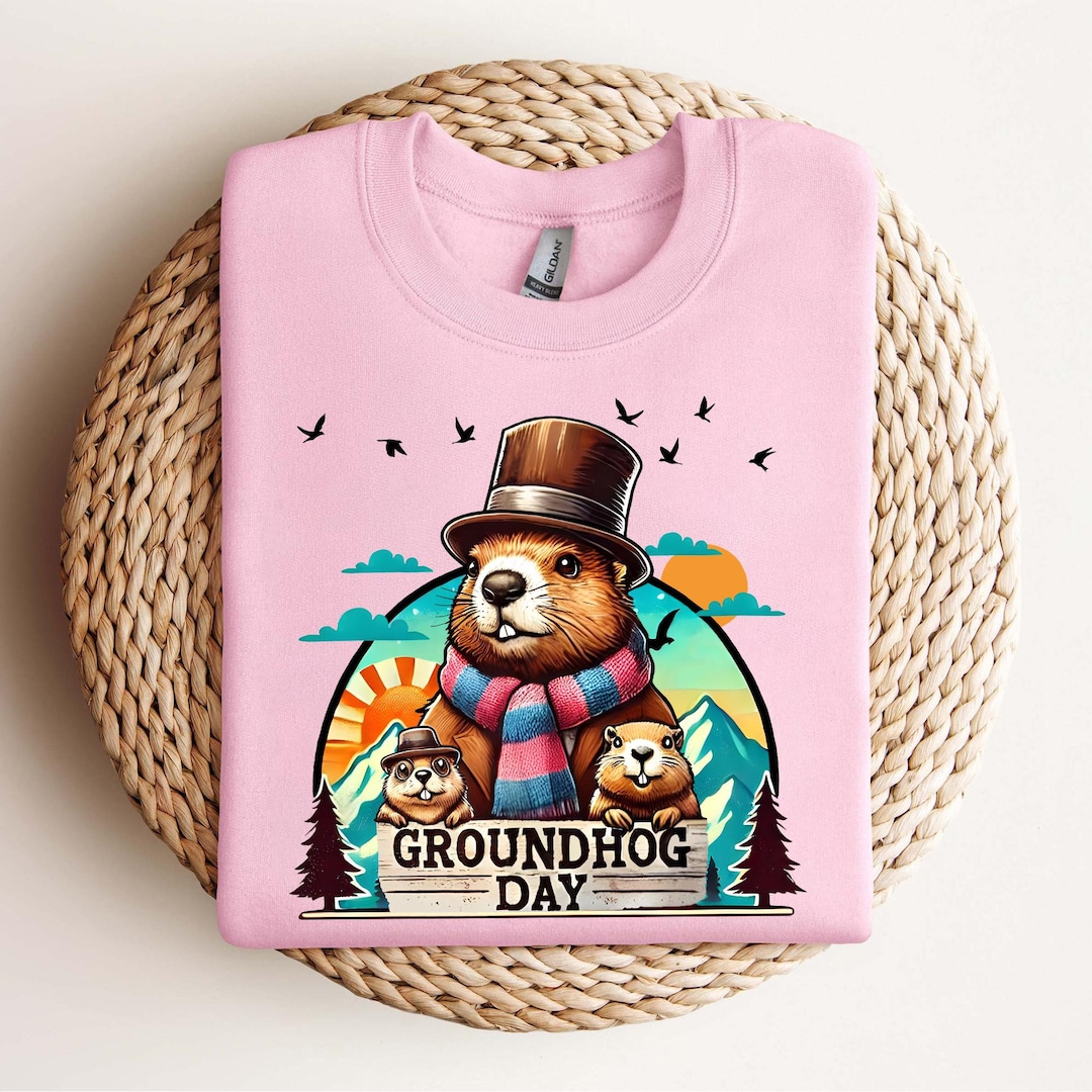Happy Groundhog Day Shirt Png, Groundhog Gifts for Kids, Groundhog ...