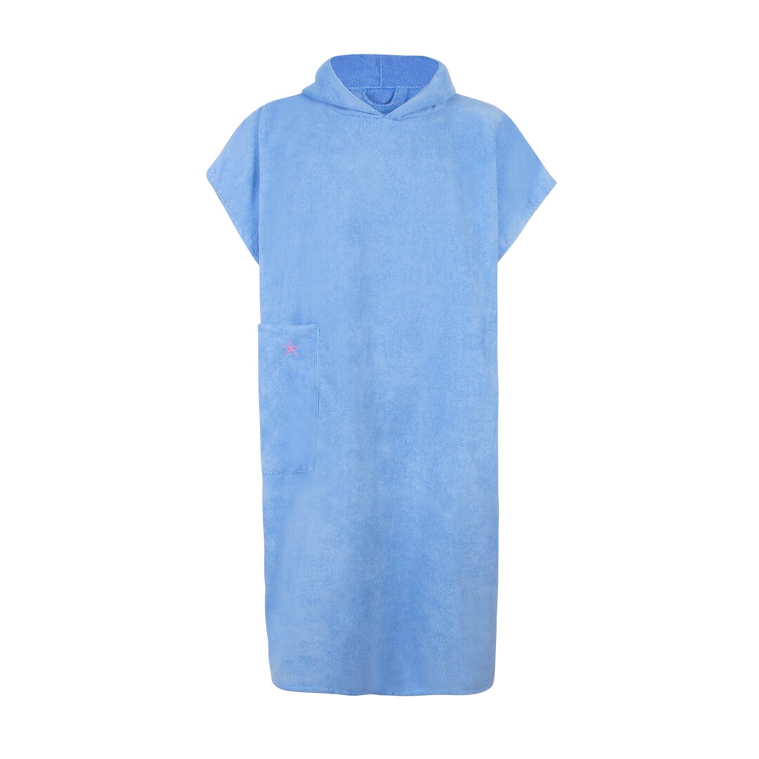 Surf Poncho / Towel Poncho / Bath Poncho With Hood and Pocket / Light ...