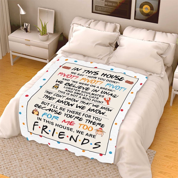 Friends Blanket Tv Show - Etsy