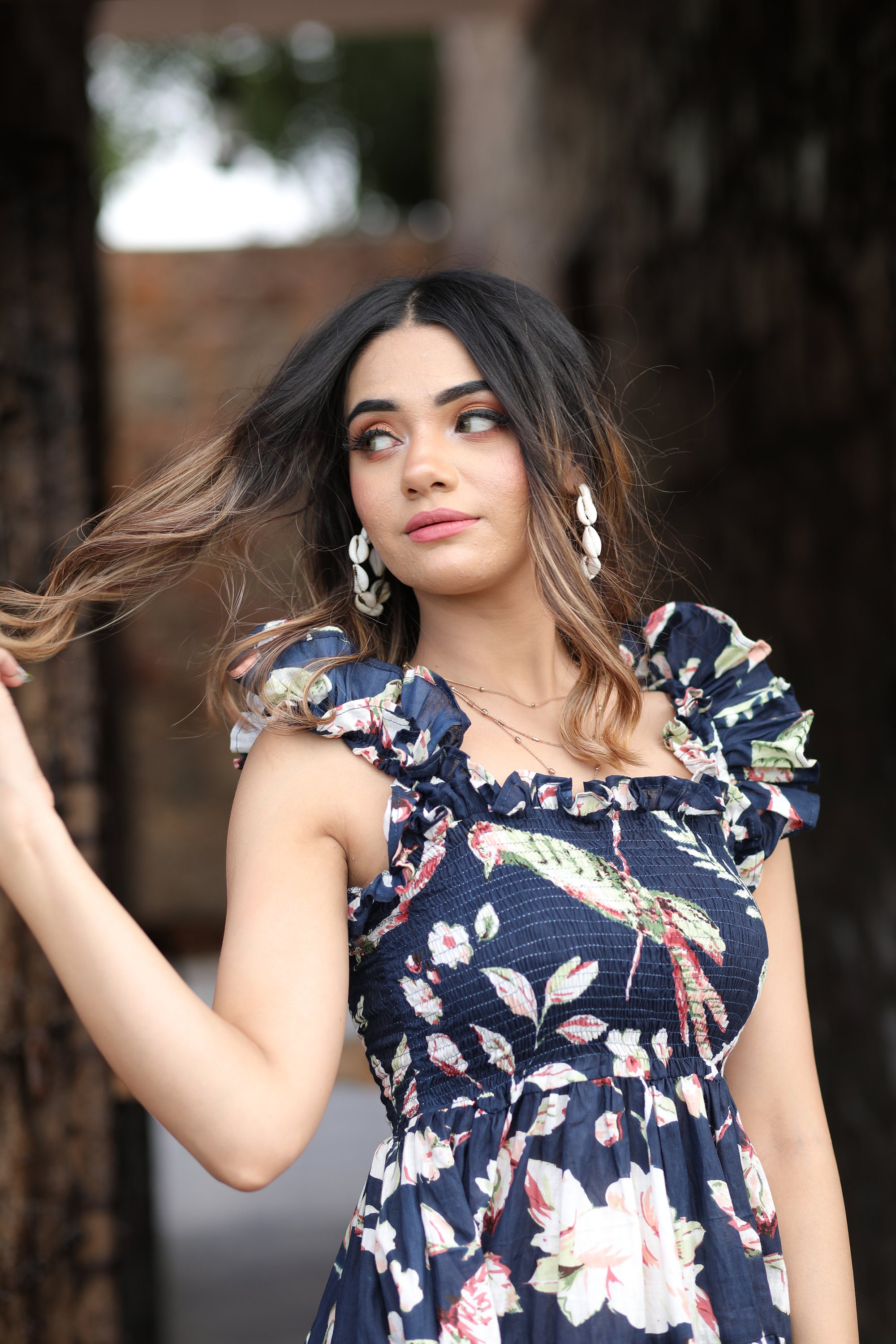 Rumple Blue Dress Comfy Cotton Dresses for Effortless Style Floral ...