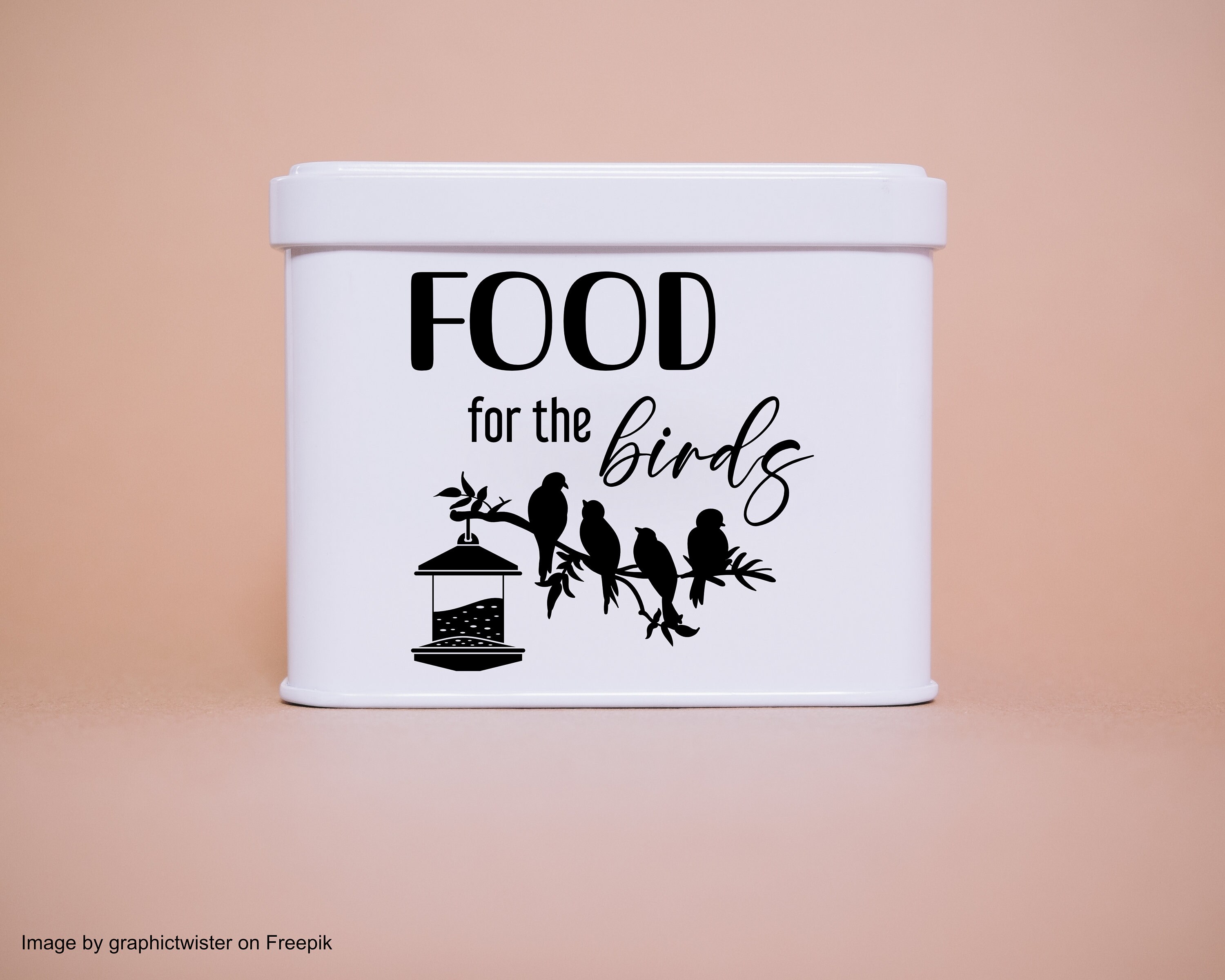 Bird Food SVG, Bird Seed Vector, Bird Lover SVG, Storage Container ...