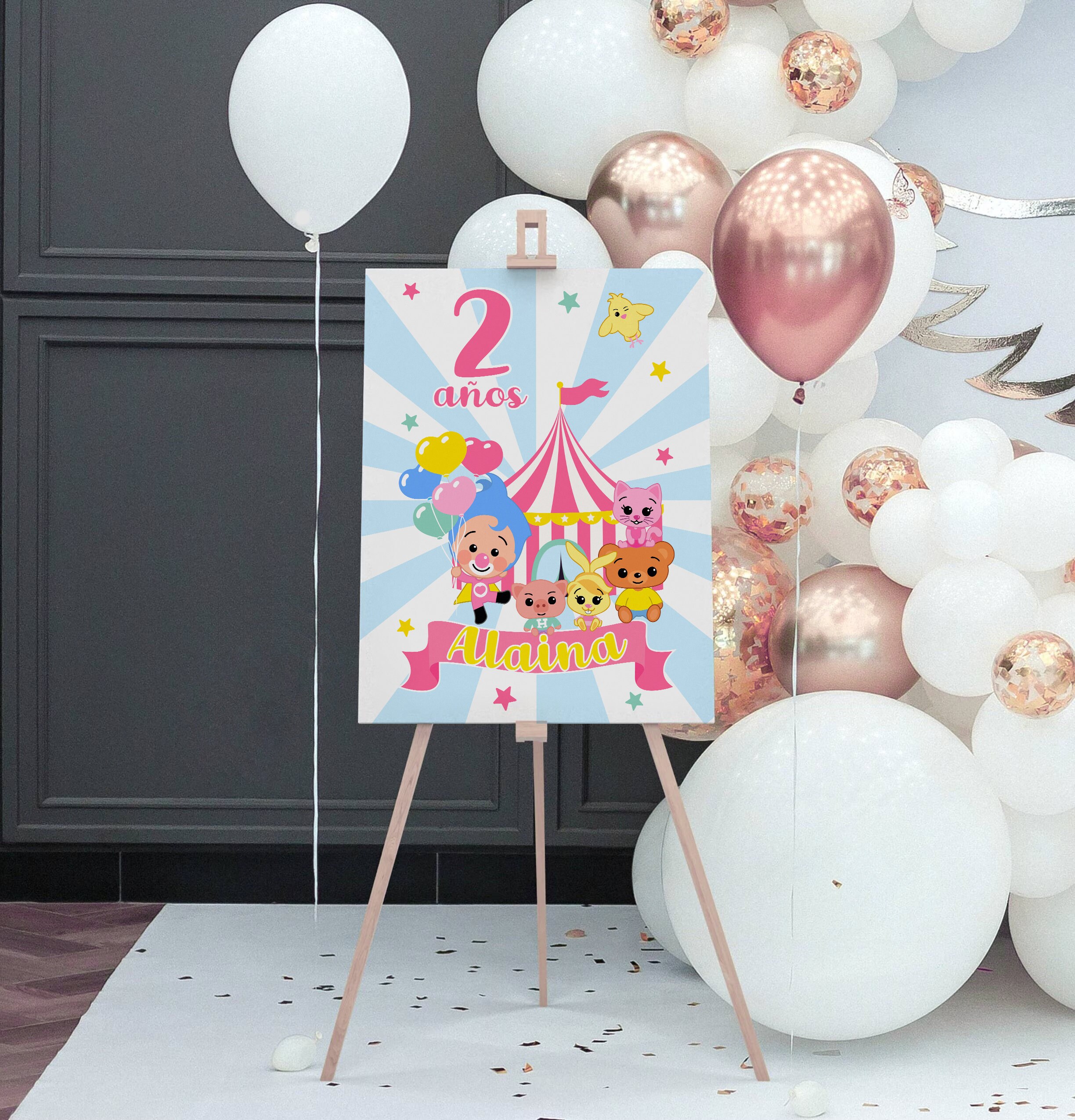 Buy Plim Plim Birthday Welcome Sign Cutie First Birthday Welcome Online ...