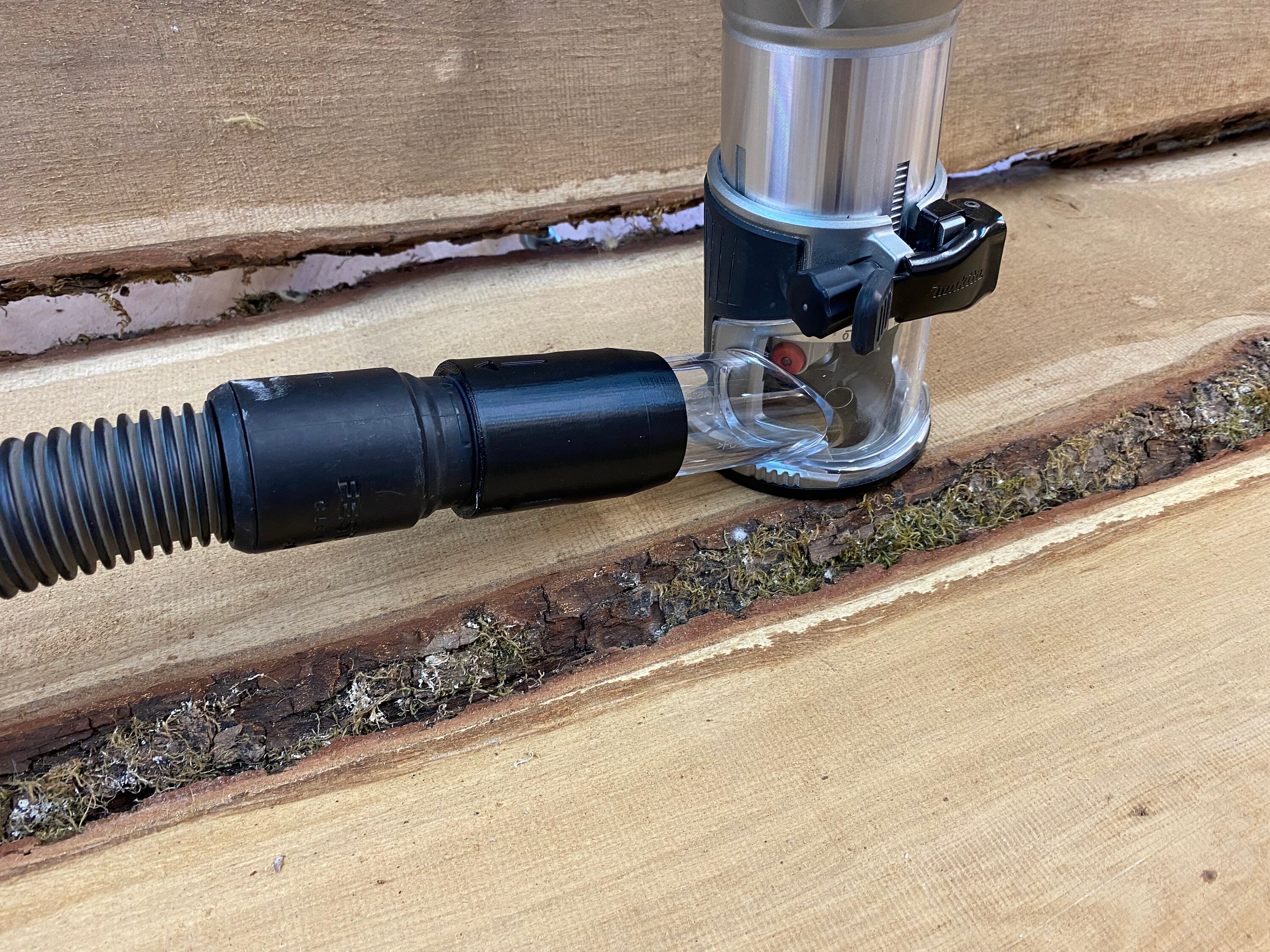 Makita RT0700 Absaugadapter Festool Cleantec Adapter 3D Druck Werkstatt ...