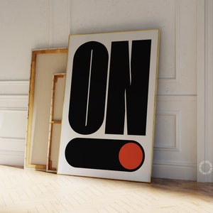 Bold Statement Black Typography Poster, Minimalist Art, Modern Wall Art ...