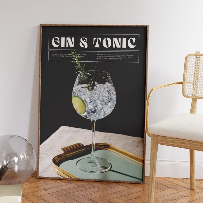 Gin Poster - Etsy