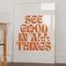Groovy Wall Art, Groovy Flowers Gallery, Retro Wall Art, Funky Wall ...