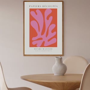 Pink Henri Matisse Print Pink Wall Art Gallery Wall Art Matisse Poster ...