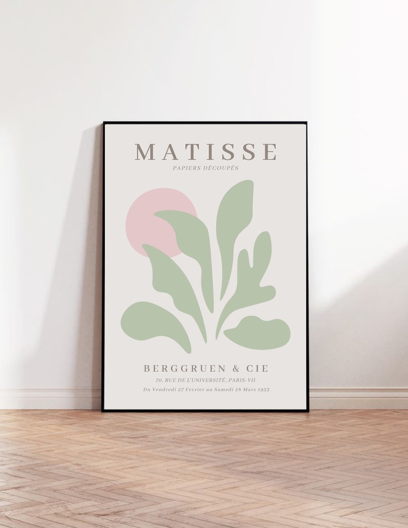 Danish Pastel Print Matisse Pastel Print Set of 2 Gallery Wall - Etsy