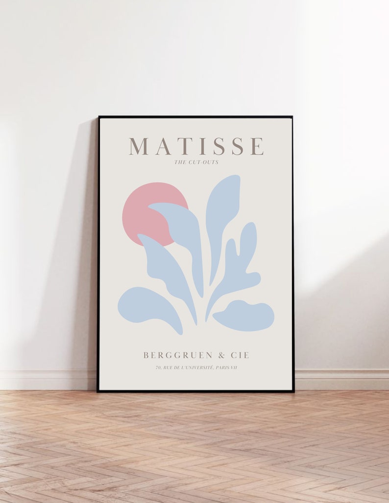 Matisse Flower Print: Abstract Botanical Wall Art (digital Download) - Etsy