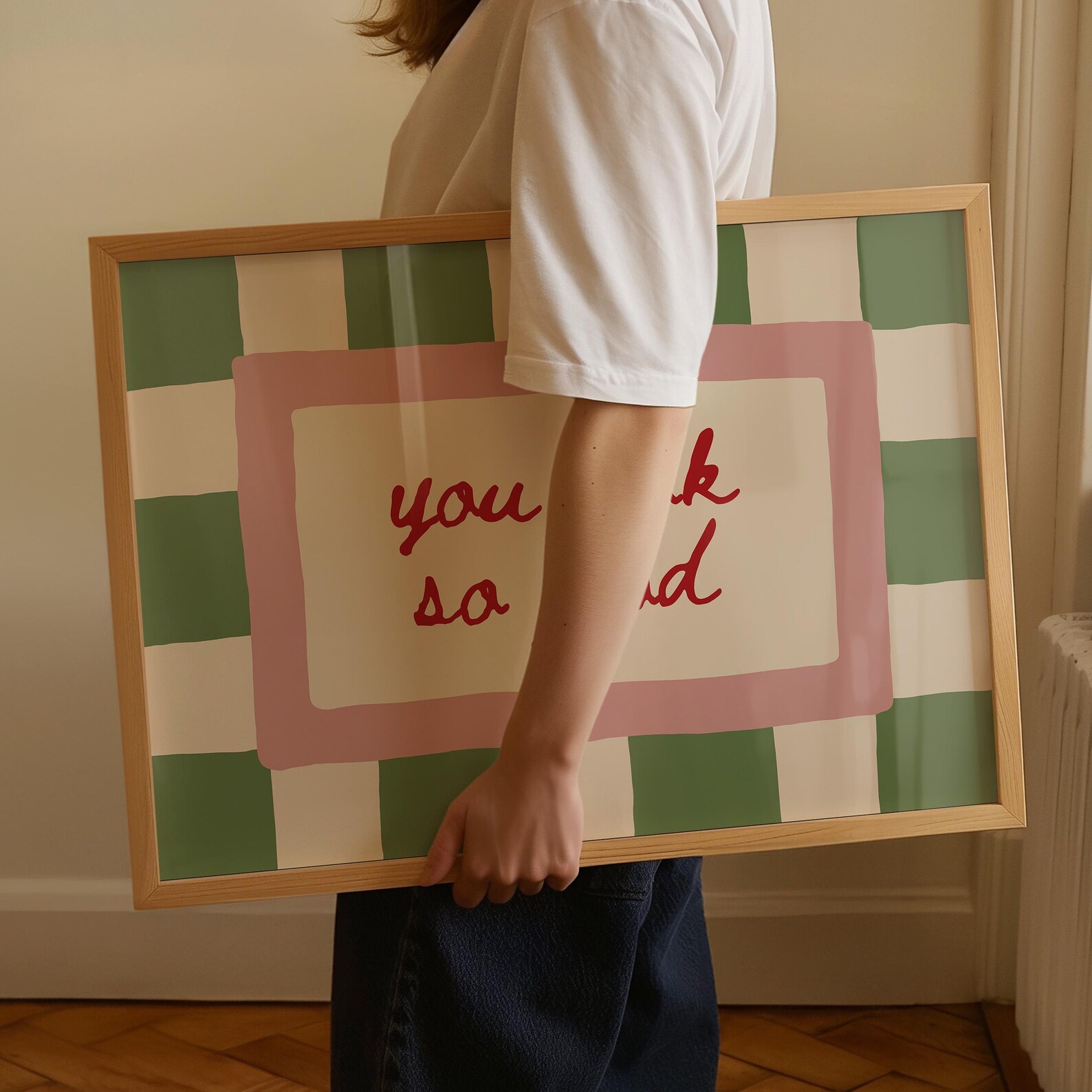 You Look so Good Print: Funny Bathroom Decor, Trendy Toilet Sign ...