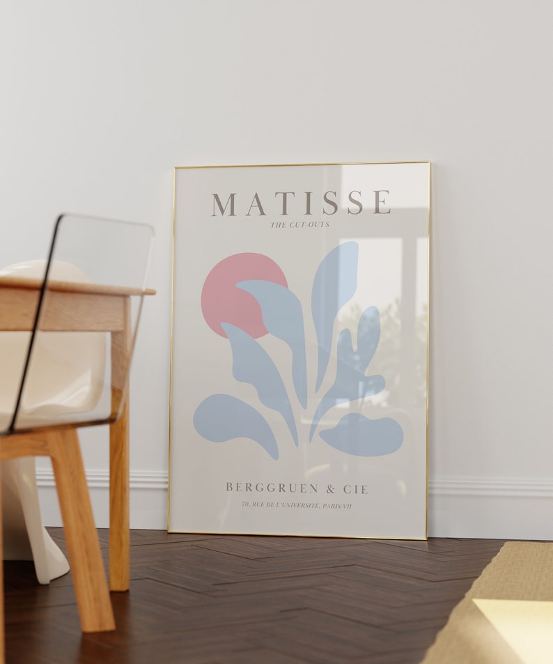 Matisse Flower Print: Abstract Botanical Wall Art (digital Download) - Etsy
