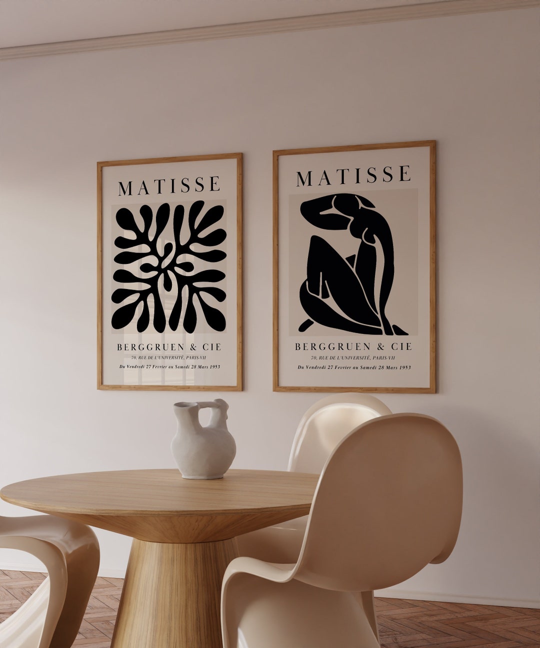 Henri Matisse Wall Art Set of 2, Eclectic Gallery Wall Set, Modern ...