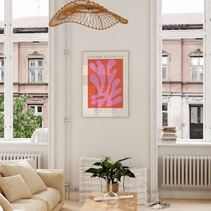 Pink Henri Matisse Print Pink Wall Art Gallery Wall Art Matisse Poster ...