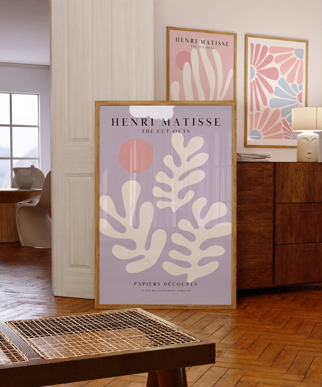 Matisse Exhibition Poster: Purple Pastel Gallery Wall Art (digital ...