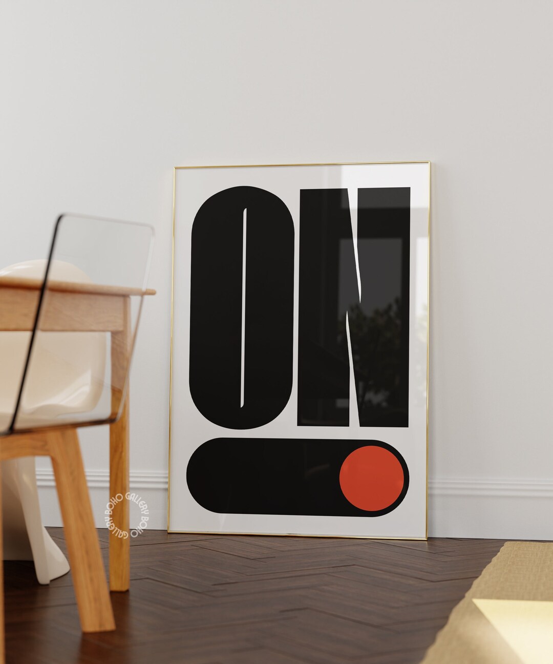 Bold Statement Black Typography Poster, Minimalist Art, Modern Wall Art ...