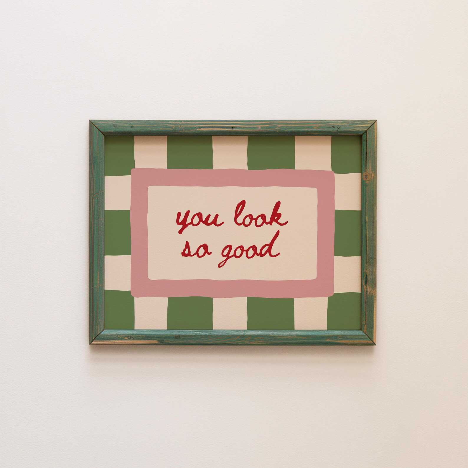 You Look so Good Print: Funny Bathroom Decor, Trendy Toilet Sign ...