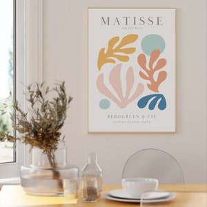 Danish Pastel Matisse Print Gallery Wall Art Set of 3 Exhibition Museum ...