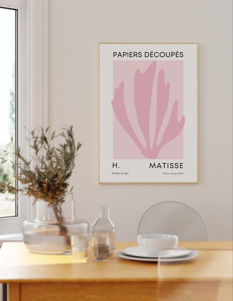 Pink Henri Matisse Print Matisse Posters Matisse Exhibition - Etsy
