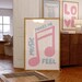 Pink & Blue Music Note Print: Preppy Dorm Decor (digital Download) - Etsy