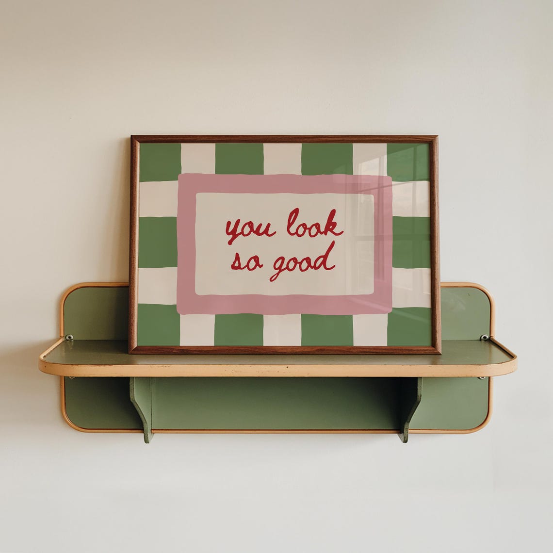 You Look so Good Print: Funny Bathroom Decor, Trendy Toilet Sign ...