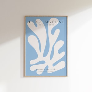 Blue Matisse Print Henri Matisse Poster Blue Wall Art Matisse Printable ...