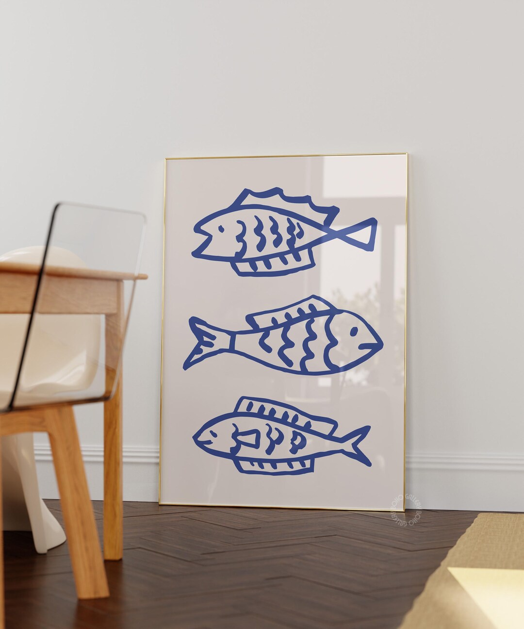 Fish Wall Art | Vintage Sea Life Print | Funny Retro Whimsical Print ...