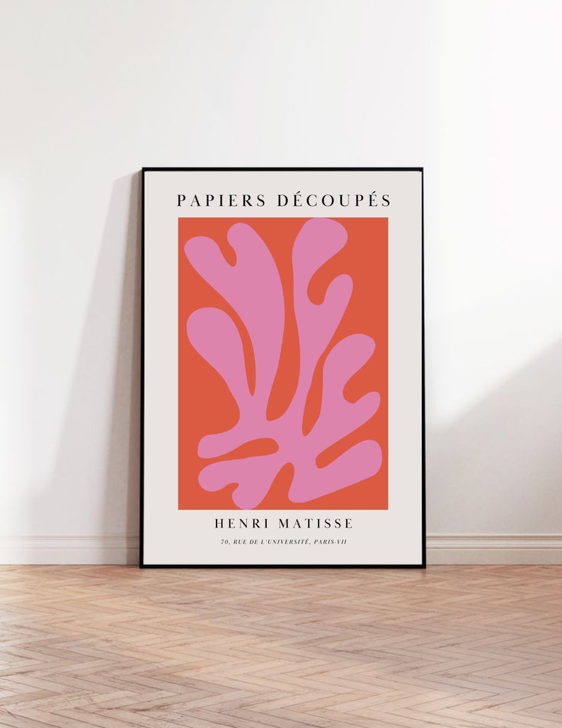 Pink Henri Matisse Print Pink Wall Art Gallery Wall Art - Etsy