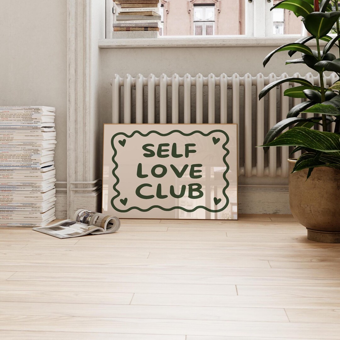 Trendy Horizontal Print, Olive Green Art, Uplifting Affirmation Quote ...