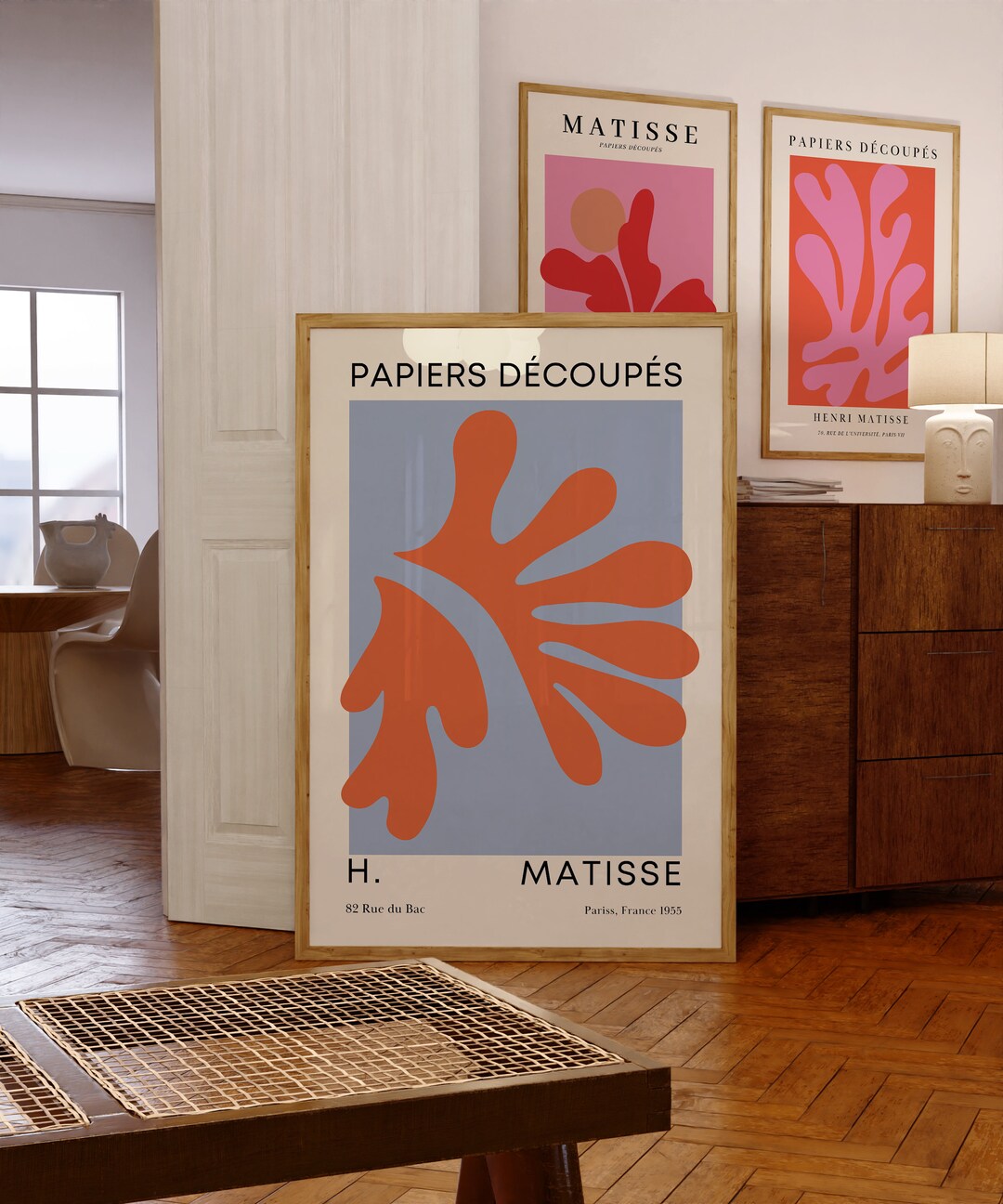 Matisse Abstract Print Matisse Wall Art Papiers Decoupes Digital Prints ...
