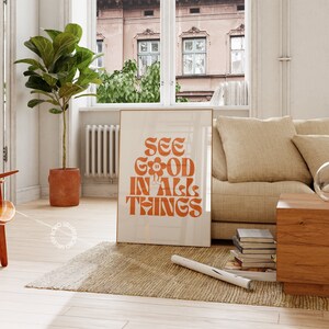 Groovy Wall Art, Groovy Flowers Gallery, Retro Wall Art, Funky Wall ...