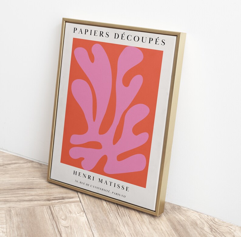 Pink Henri Matisse Print Pink Wall Art Gallery Wall Art - Etsy