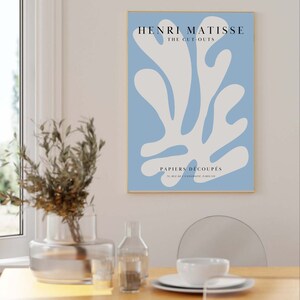 Blue Matisse Print Henri Matisse Poster Blue Wall Art Matisse Printable ...