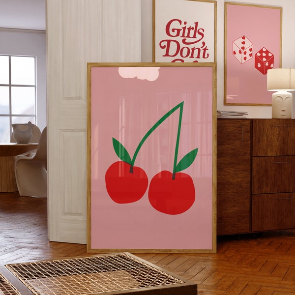 Cherry Print - Etsy