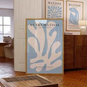 Blue Matisse Print Henri Matisse Poster Blue Wall Art Matisse Printable ...