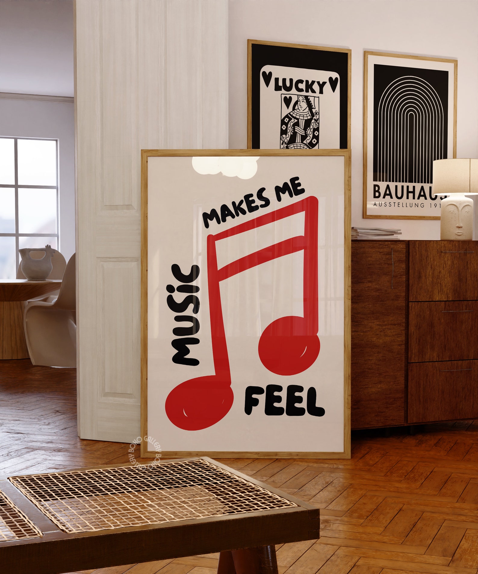 Retro Music Note Poster, Groovy Wall Art (digital Download) - Etsy