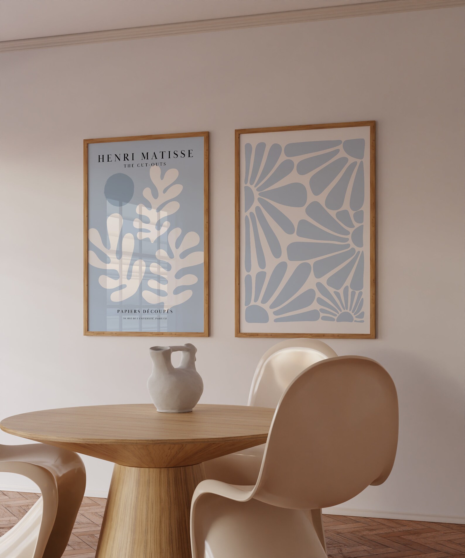 Blue Matisse Print Set Printable Wall Art Blue Print Set Gallery Wall Set of 3 Prints Preppy ...