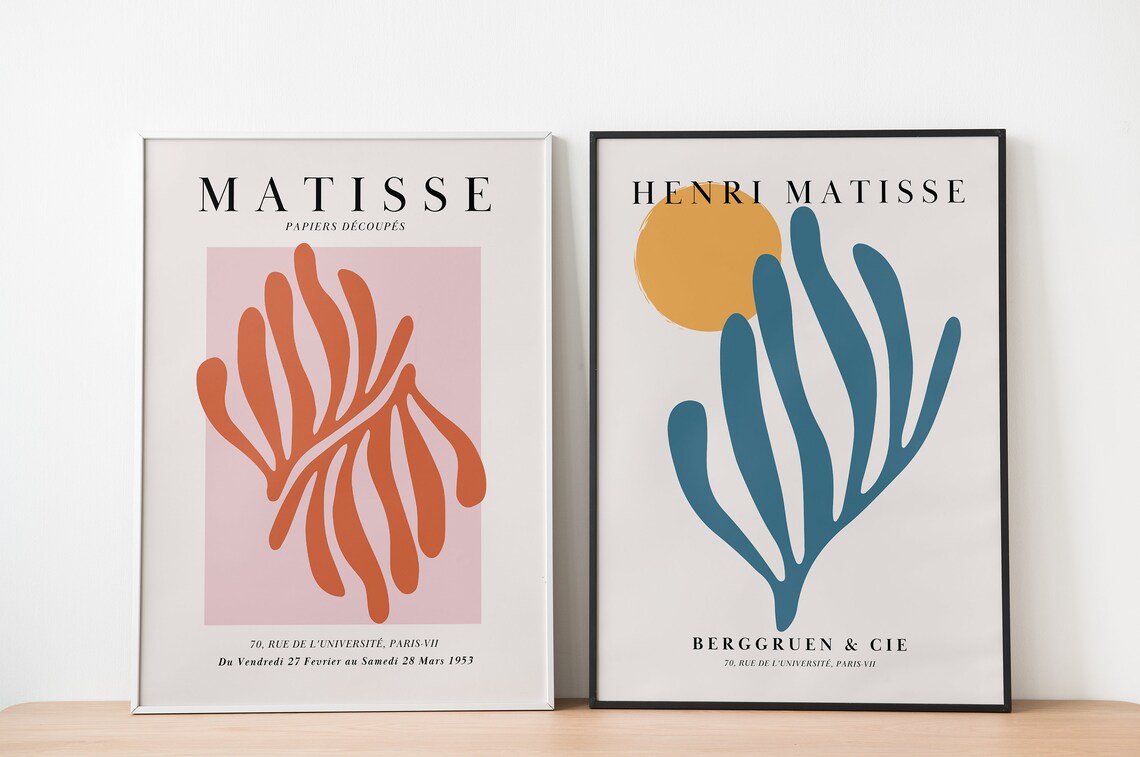 Matisse Poster Set of 2 Henri Matisse Print Wall Art Art - Etsy